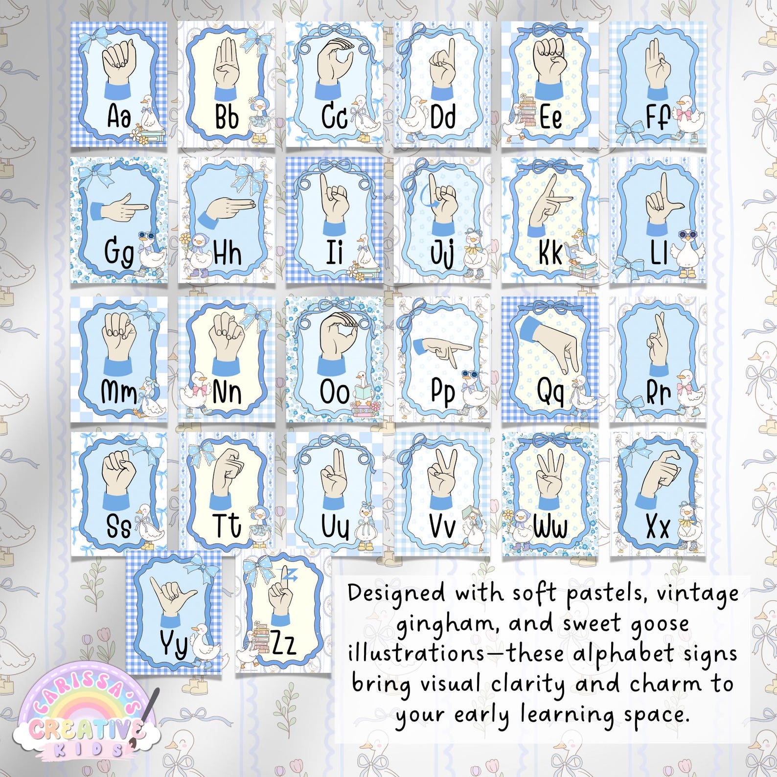 ASL Alphabet Posters for Classroom Decor | American Sign Language Decor ...