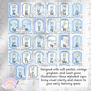 ASL Alphabet Posters for Classroom Decor | American Sign Language Decor ...