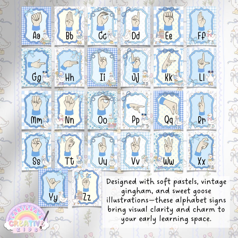 ASL Alphabet Posters for Classroom Decor | American Sign Language Decor ...