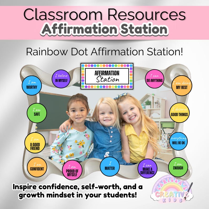 Affirmation Station | Classroom Decor | Daycare Printable | Preschool ...