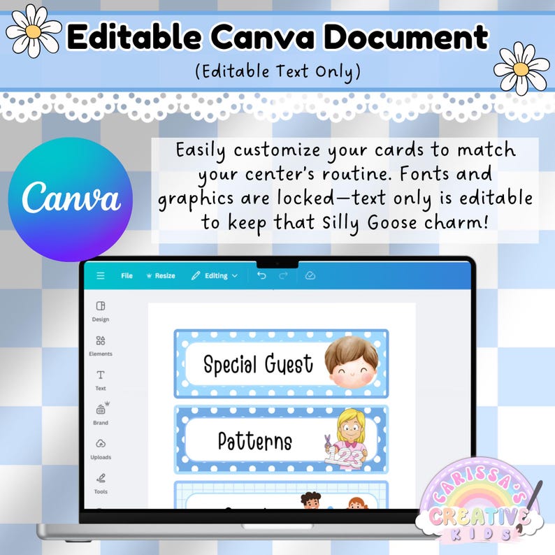 Editable Daycare Visual Schedule | Preschool Daily Routine Cards ...