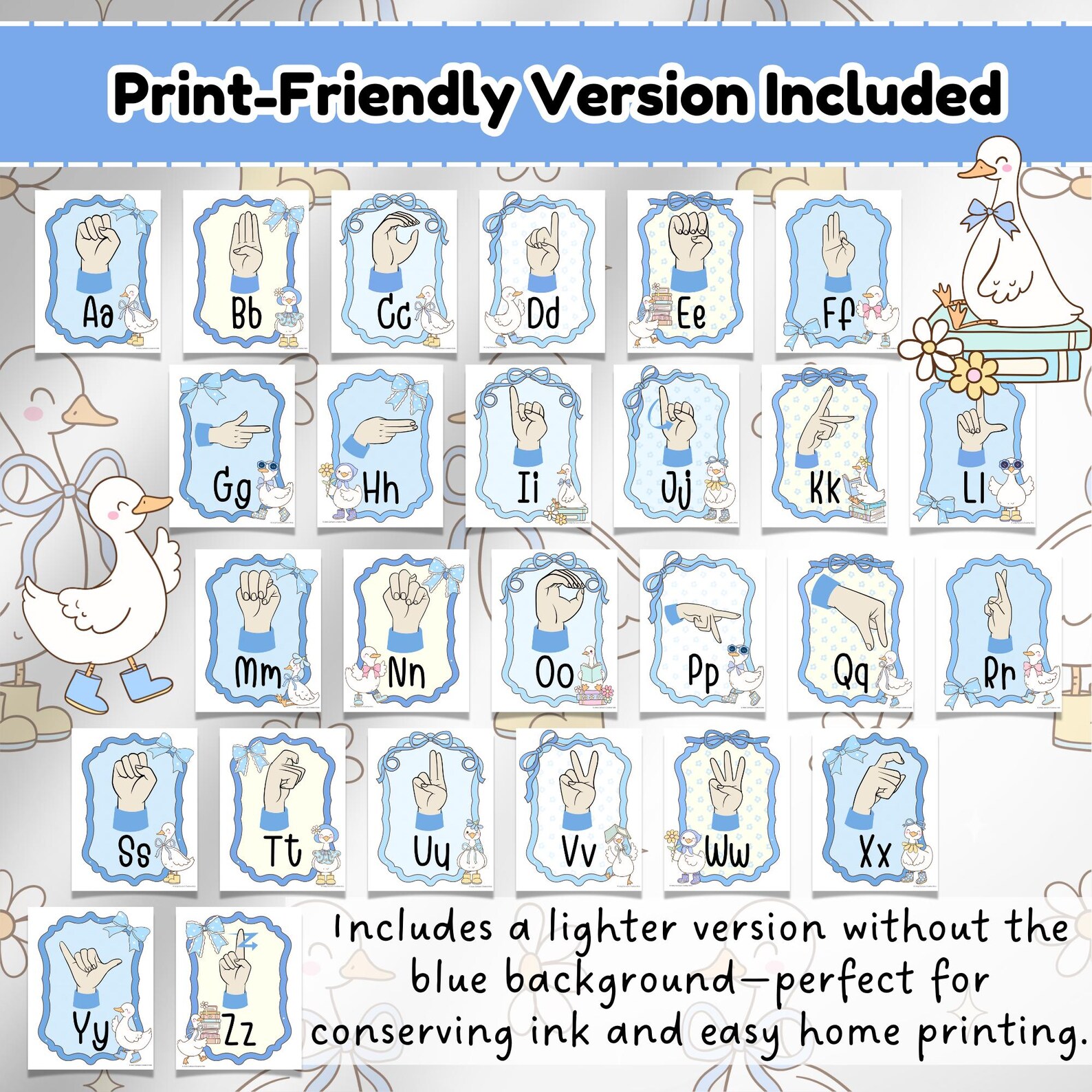 ASL Alphabet Posters for Classroom Decor | American Sign Language Decor ...