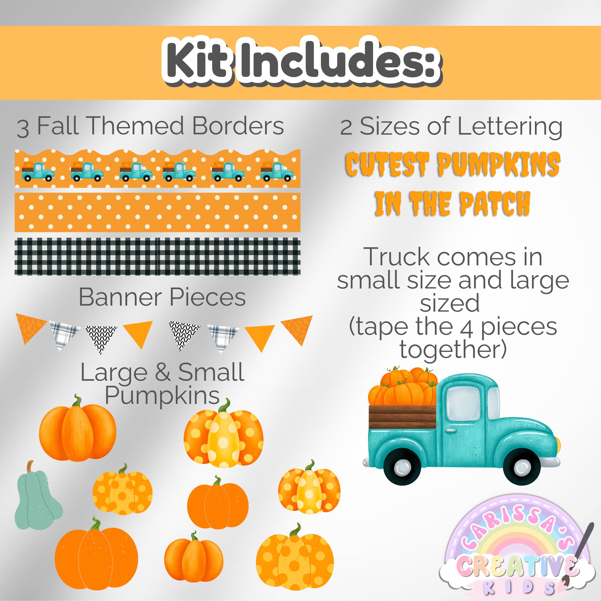 Cutest Pumpkins in the Patch Bulletin Board Kit | Classroom Decor ...