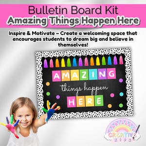 Inspirational Classroom Bulletin Board Kit | Classroom Decor ...