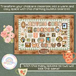 Cozy Cottage Classroom Printable Bulletin Board Kit | Cottagecore ...