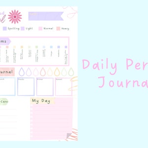 PMS/ PMDD/ Period Tracker and Journal | Premenstrual Dysphoric Disorder ...