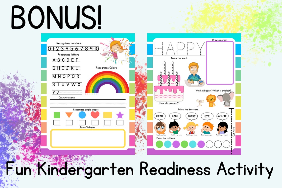 Preschool Progress Report | Kindergarten Readiness Checklist | Pre- K ...
