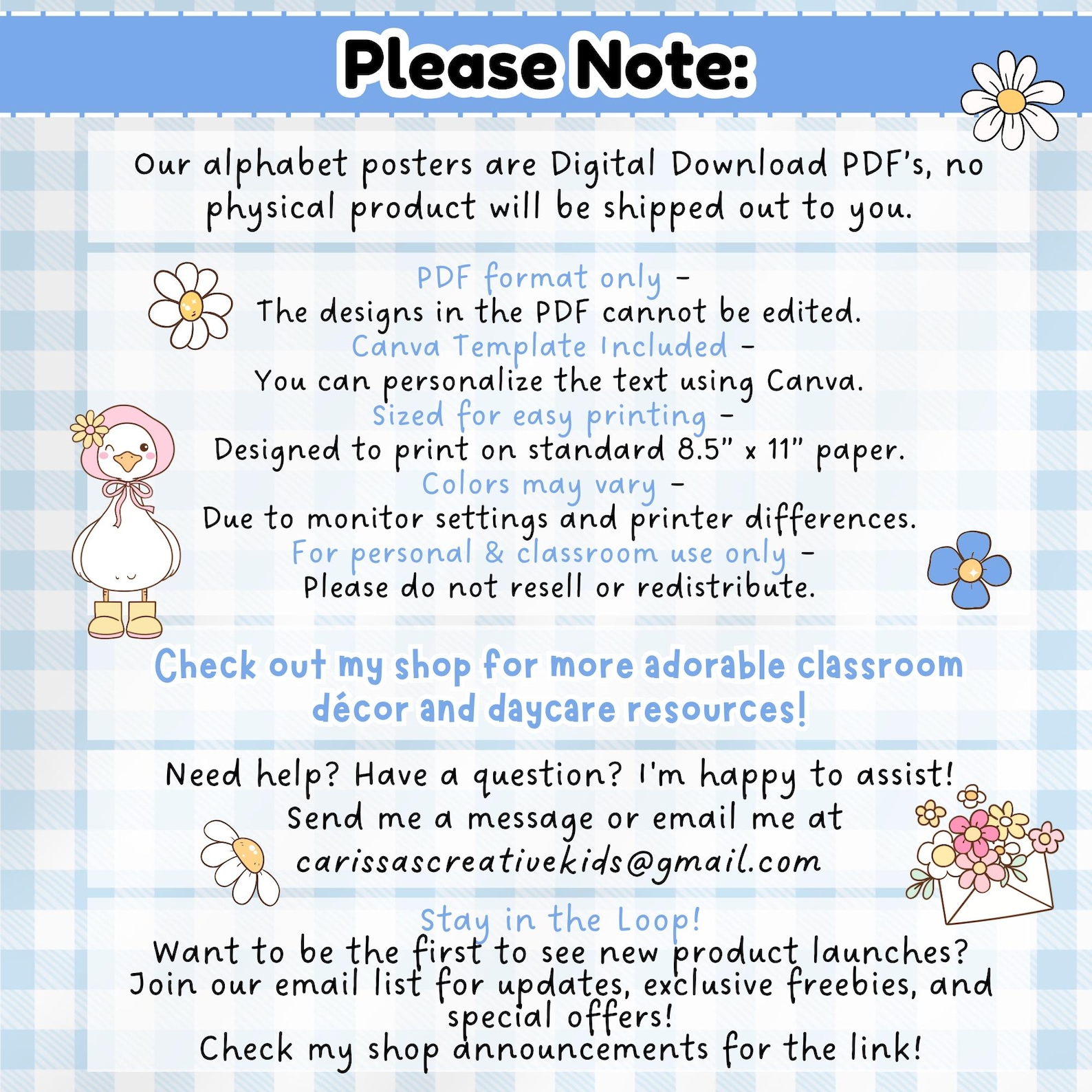 Classroom Alphabet Posters | ABC Playroom Prints Wall Decor | Daycare ...