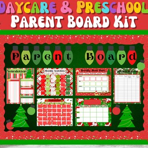 Daycare Parent Board Childcare Information Bulletin Board - Etsy