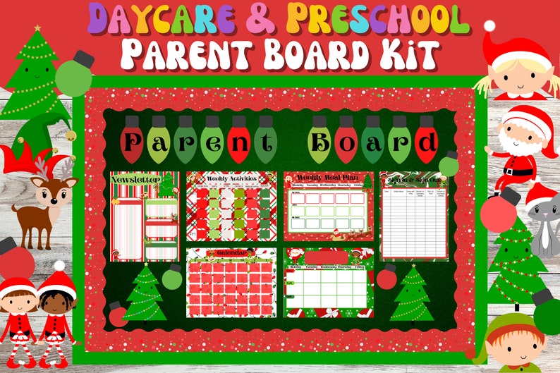 Daycare Parent Board Childcare Information Bulletin Board - Etsy