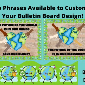 Earth Day Bulletin Board Kit | Classroom Bulletin Board | Earth Day ...