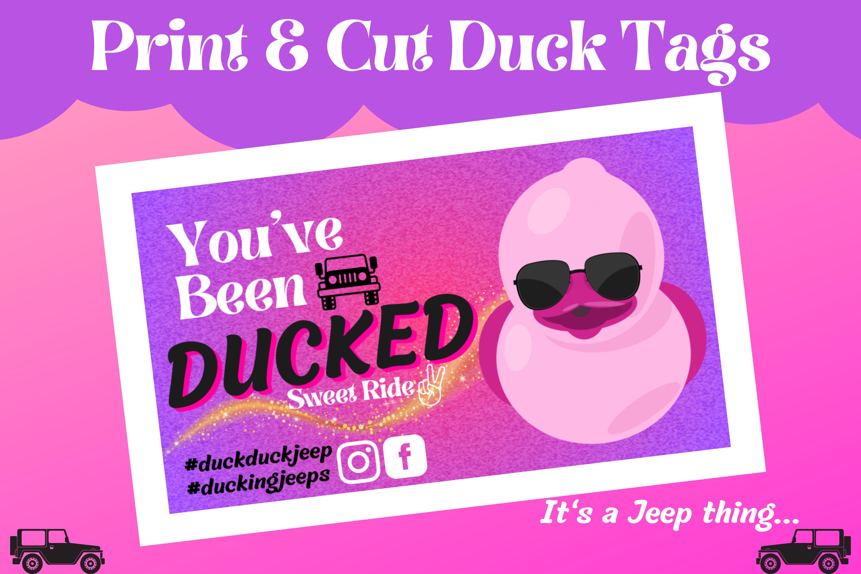 Duck Tags | Duck Duck Tags | Ducking Game Tags | Printable Game Tags ...