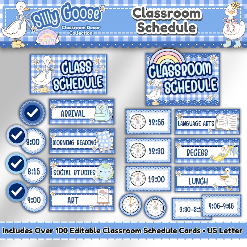 Goose Class Schedule - Etsy