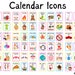 Daycare or Preschool Linear Calendar Prek Calendar Printable PDF ...