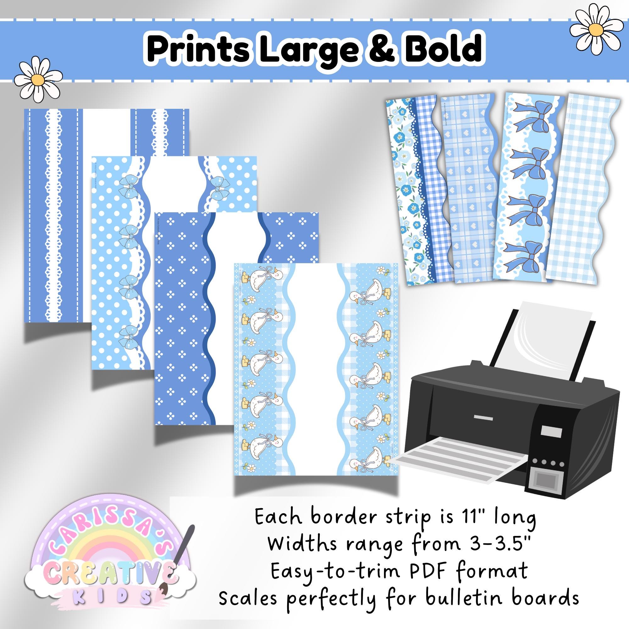 Silly Goose Bulletin Board Borders | Printable Classroom Decor ...
