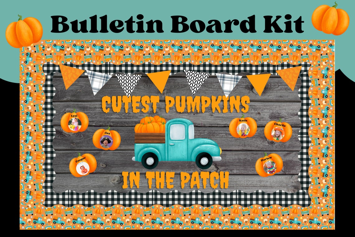Cutest Pumpkins in the Patch Bulletin Board Kit Classroom - Etsy