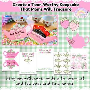Mother’s Day Gift Craft Kit for Kids | Printable Keepsake Card ...