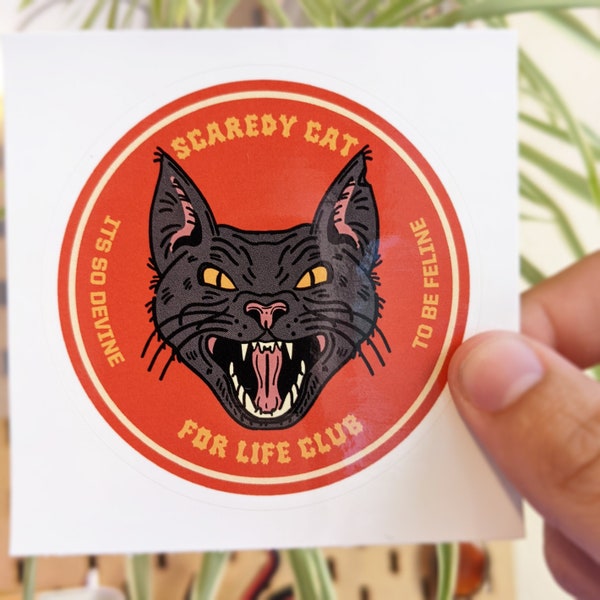 Scaredy Cat - Etsy