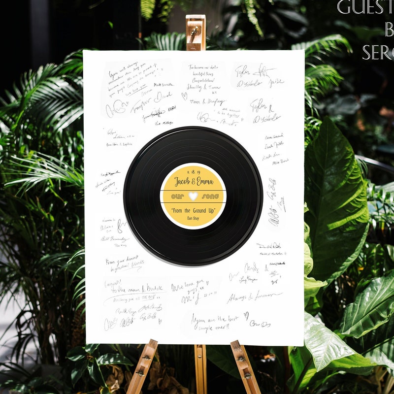 Guest Book Poster - Etsy