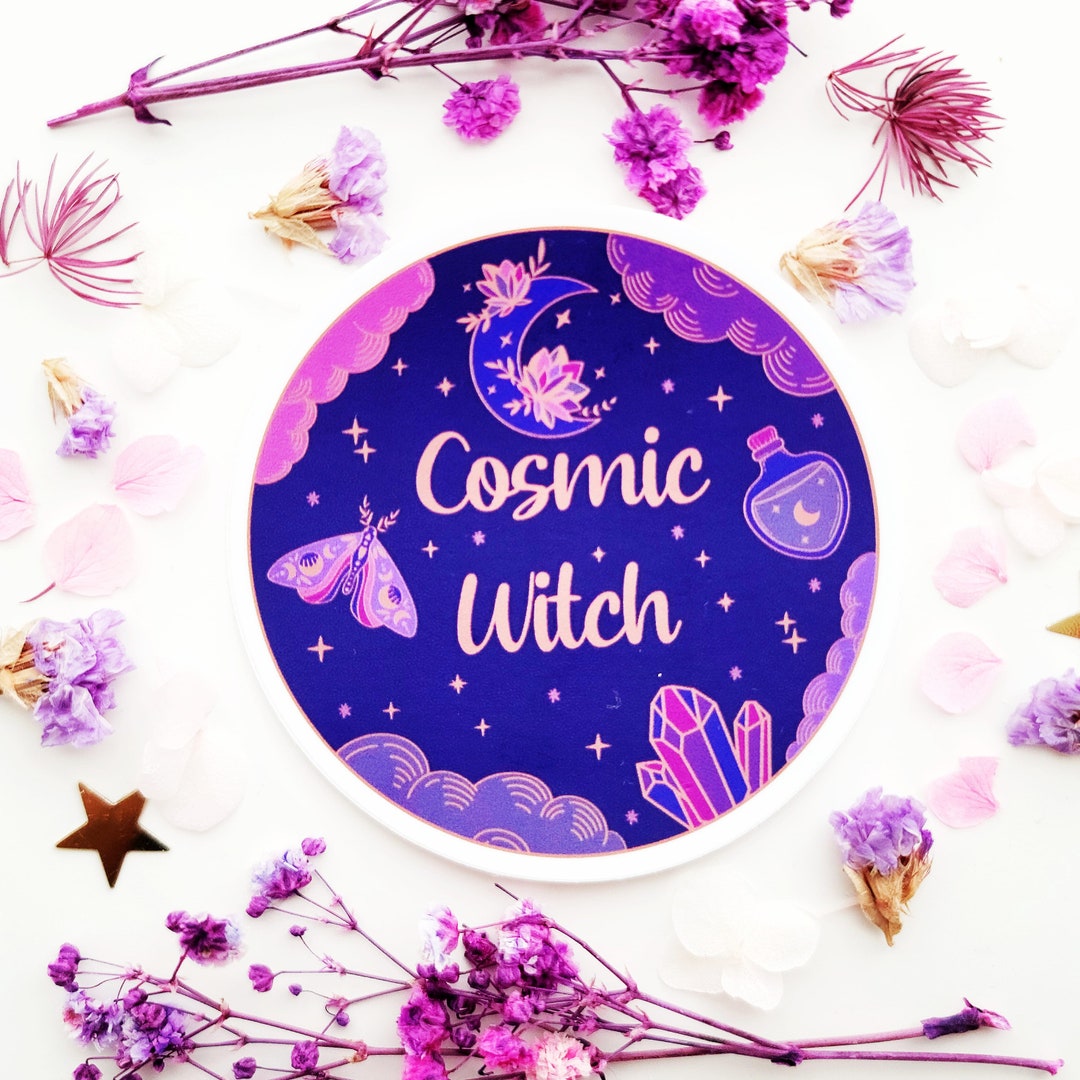 Cosmic Witch - Vinyl Sticker - Cosmic Witch Collection - Etsy