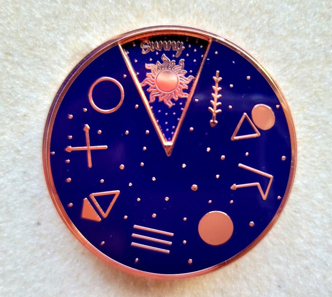 Special Edition ~ Wise Witch’s Weather Talisman - Interactive Enamel ...