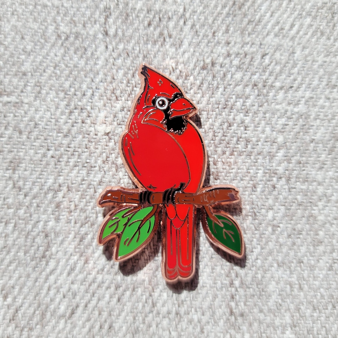 Cardinal - Winter Witch’s Familiar - Enamel Pin - Winter Witch the ...