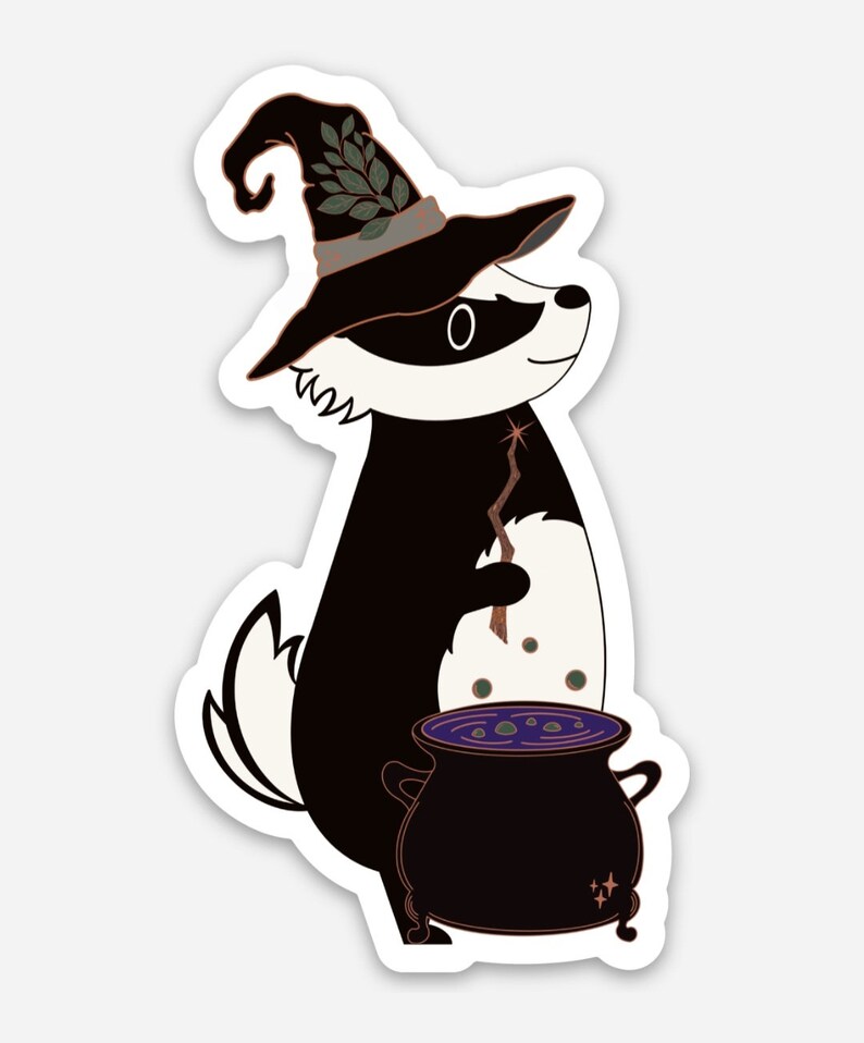 Arabella Witch - Vinyl Sticker - Arabella’s Adventures Collection - Etsy