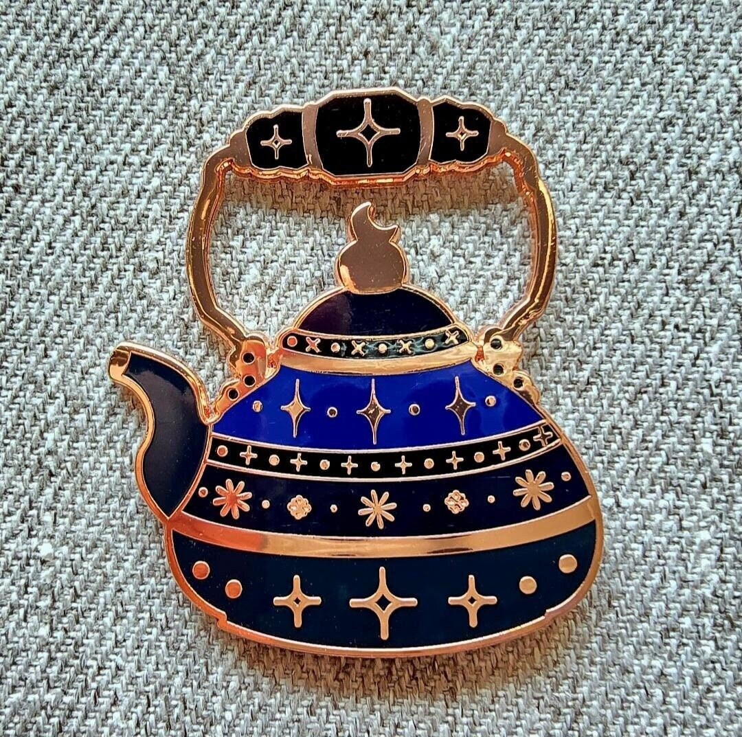 Tea Lovers Teapot ~ Enamel Pin ~ Enchanted Teatime Collection - Etsy
