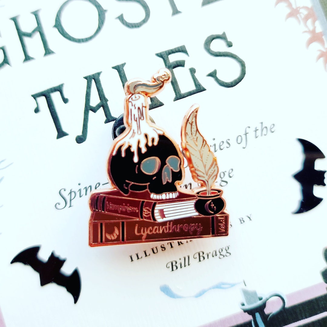 Ancient Tomes - Enamel Pin - All Hallows’ Collection - Etsy