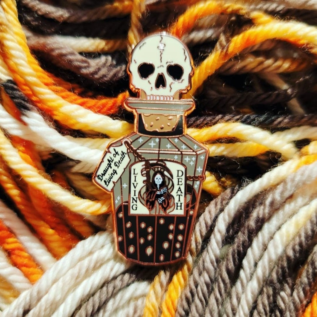 Draught of Living Death Enamel Pin All Hallows Collection - Etsy
