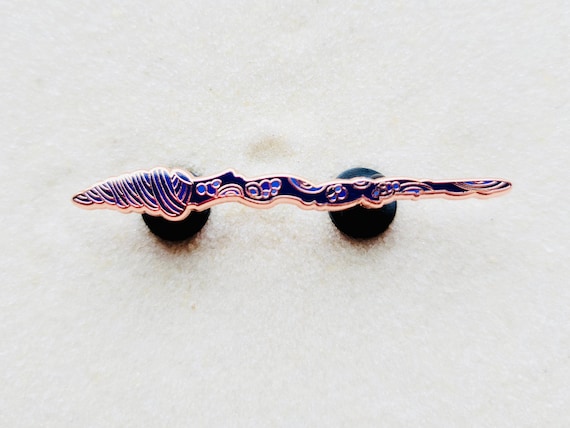 Sea Witchs Wand Enamel Pin Sea Witch Collection - Etsy