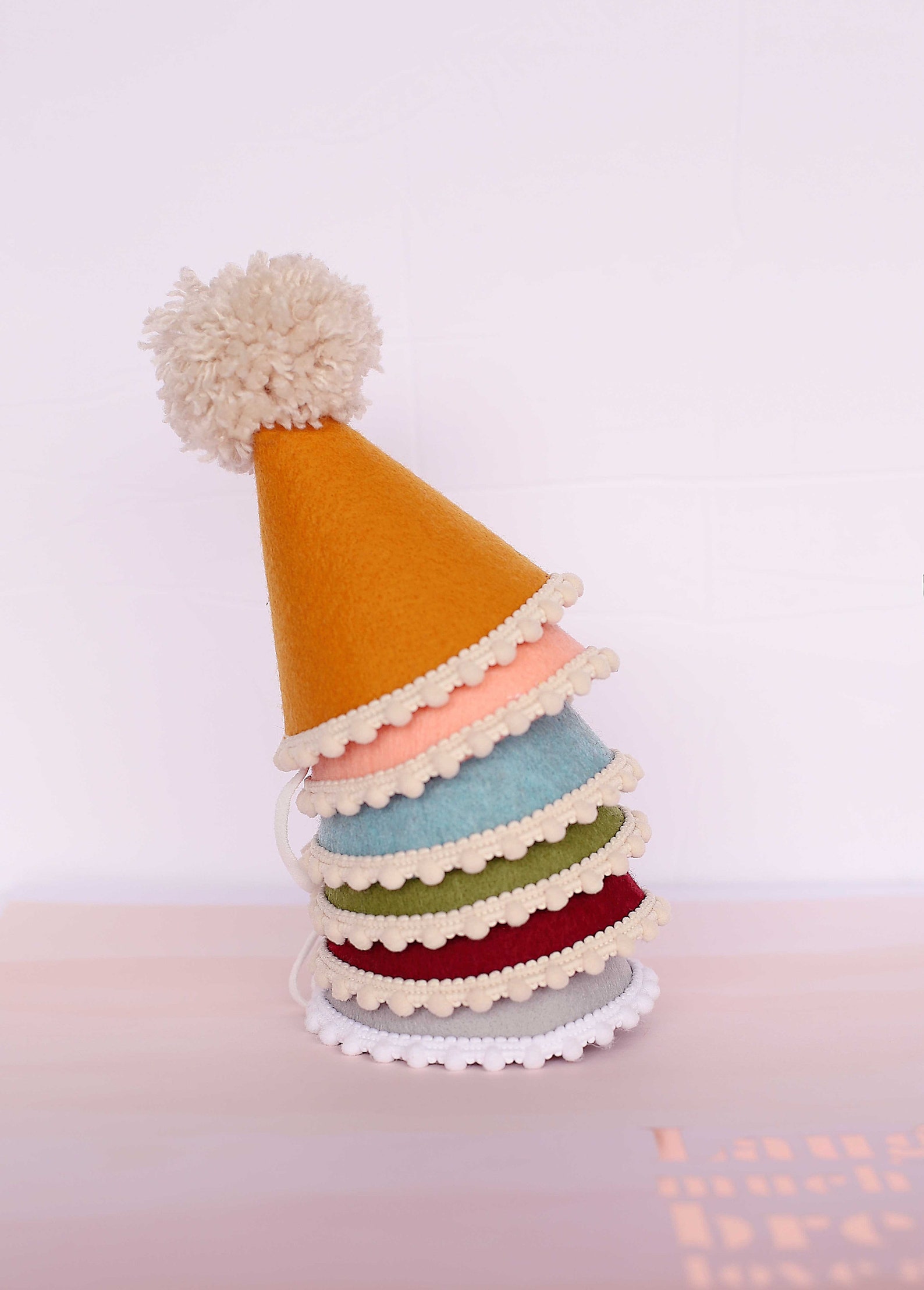 Mini Party Hat Felt Birthday Hat First Birthday Party Hat Photo Props ...