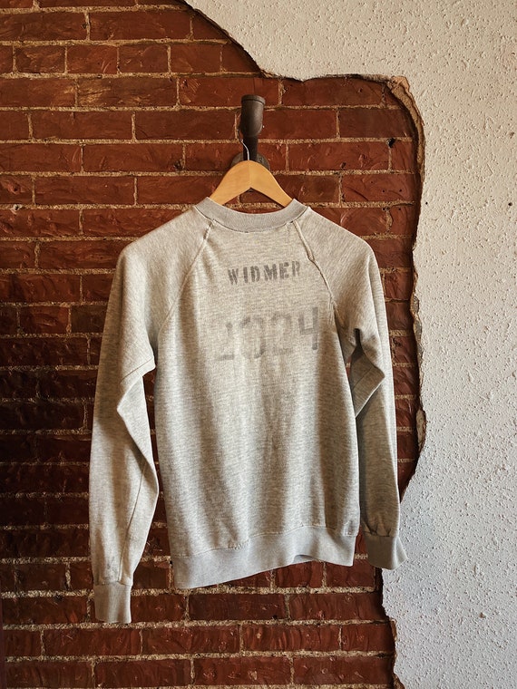 1960’s Heather Grey Stamped Raglan - Gem