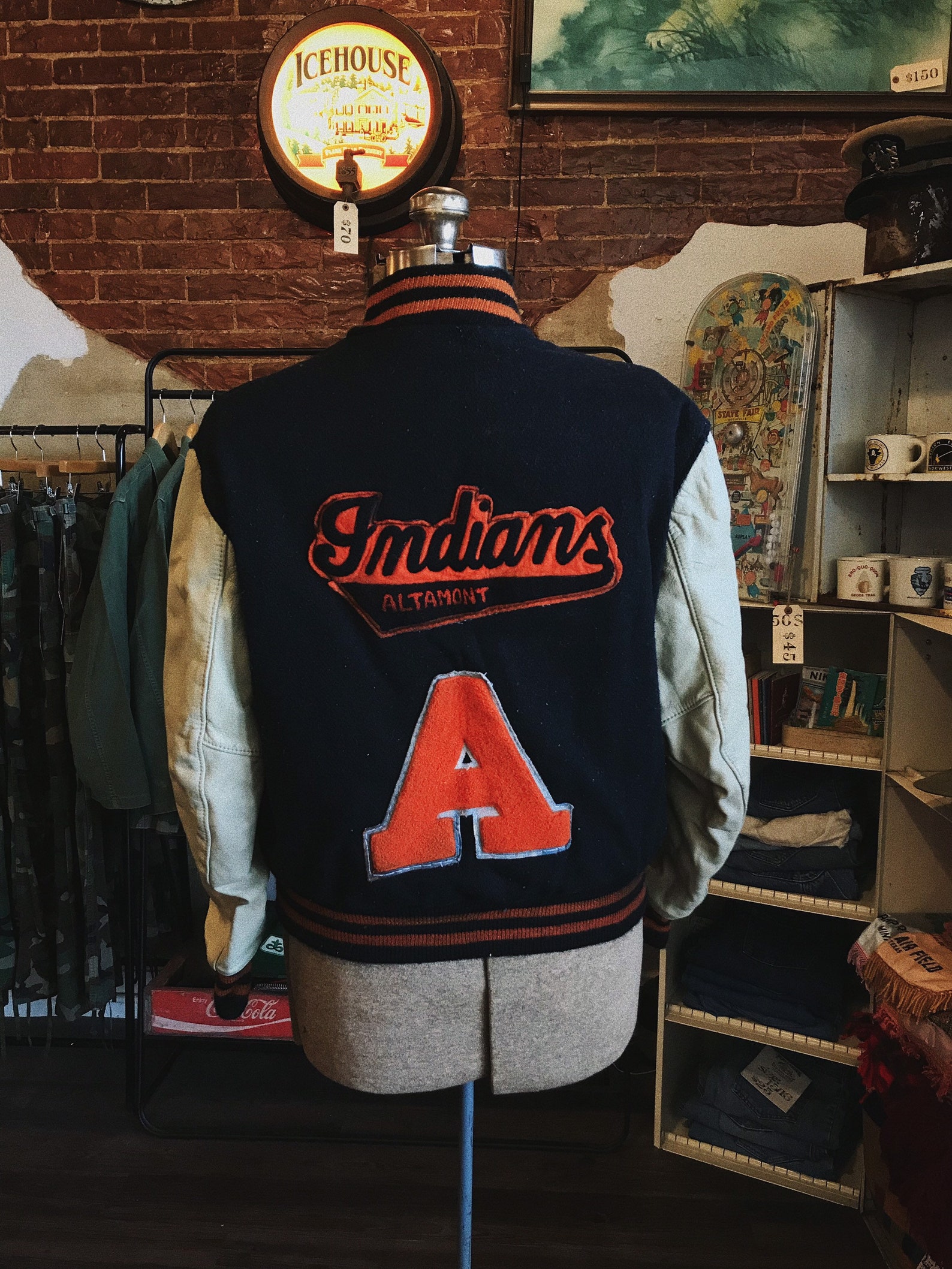 1960s Delong Altamont Indians Letterman Jacket - Etsy