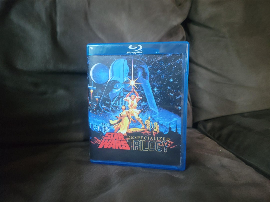 3 Disc Set Star Wars Despecialized Blu Ray Original Trilogy Theatrical