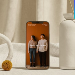 Modern Electronic Invitation Template | Digital Wedding Invitation With ...