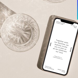 Modern Electronic Invitation Template | Digital Wedding Invitation With ...