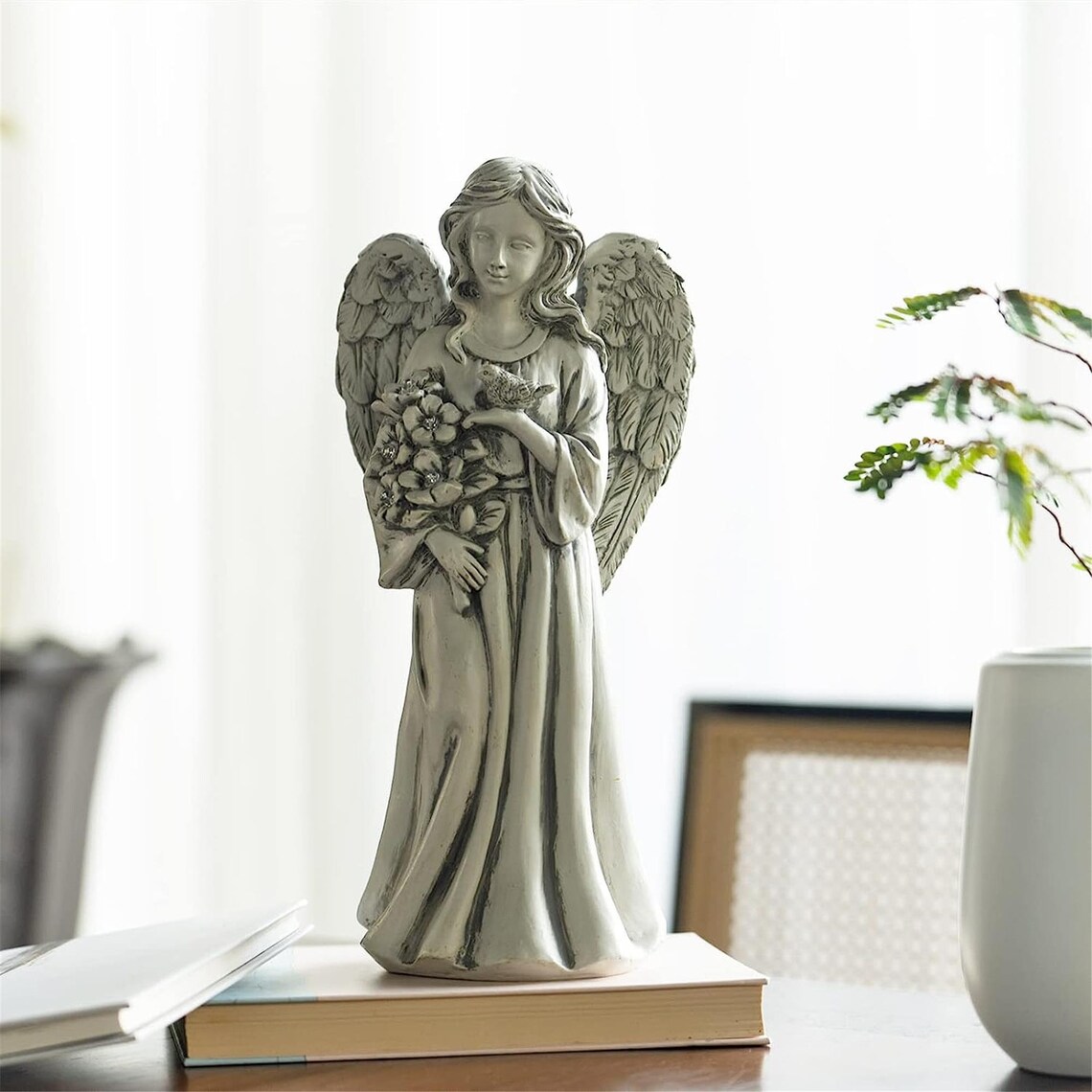 Solar Angel Statue For Outdoor Angel Garden Figurine With Etsy