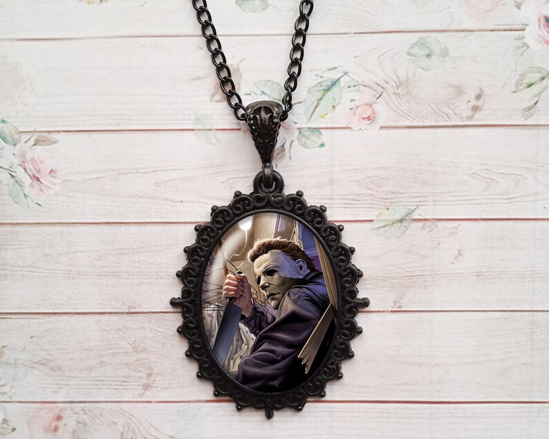 Michael Myers Necklace Horror Movie Jewelry Creepy - Etsy