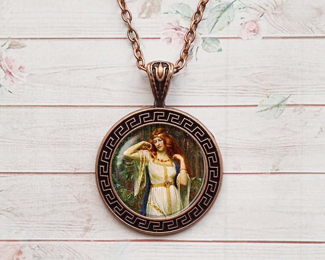 Freya Necklace, Goddess of Love, Viking Norse Jewelry, Altar Pagan ...