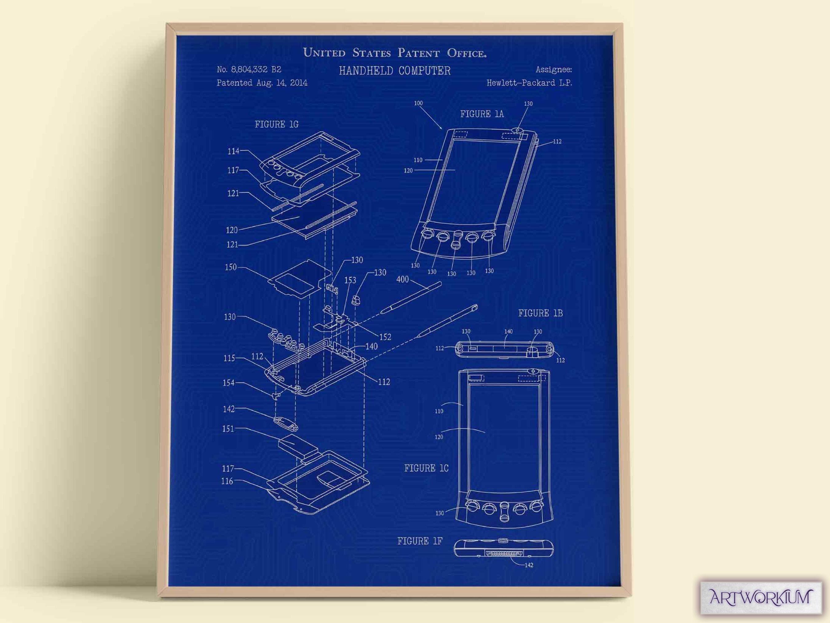 Set of 6 Computers & Electronics Patent Prints vol. 2 - Etsy