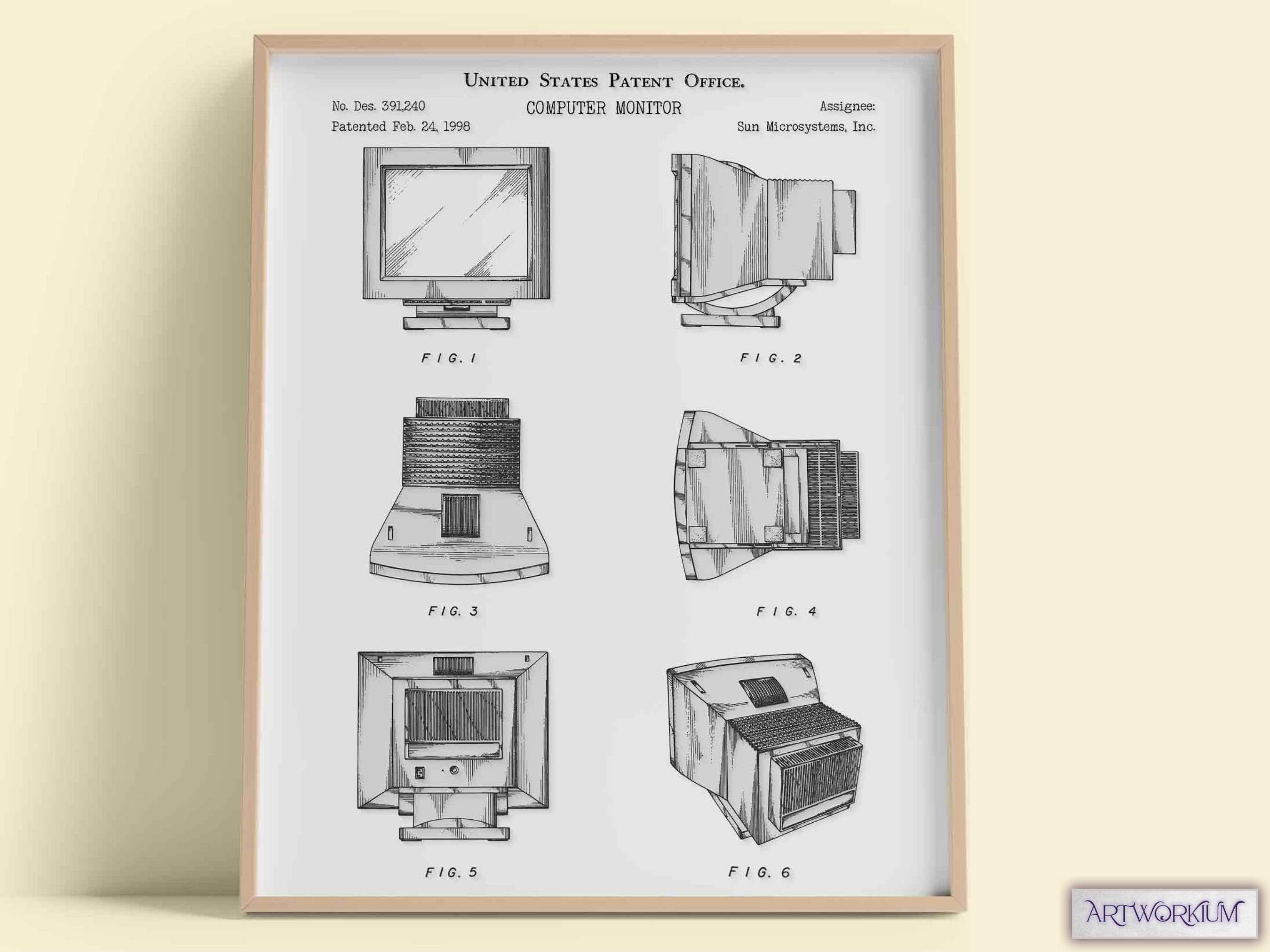 Set of 6 Computers & Electronics Patent Prints vol. 2 - Etsy