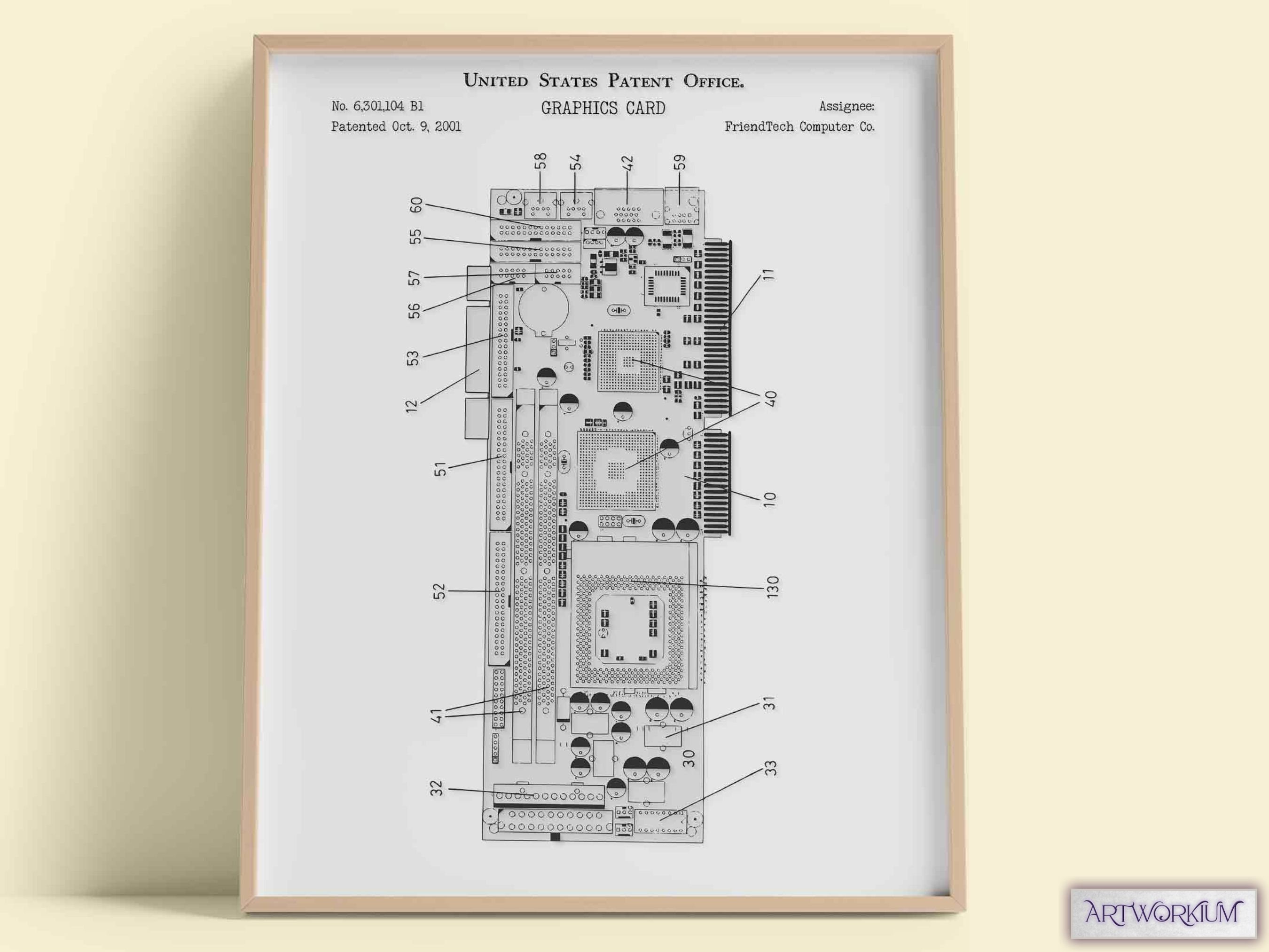 Set of 6 Computers & Electronics Patent Prints vol. 2 - Etsy