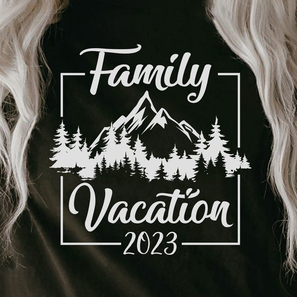 Mountains With Trees Svg - Etsy