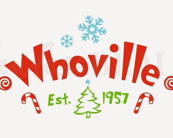 Whoville Font Svg - Etsy Ireland