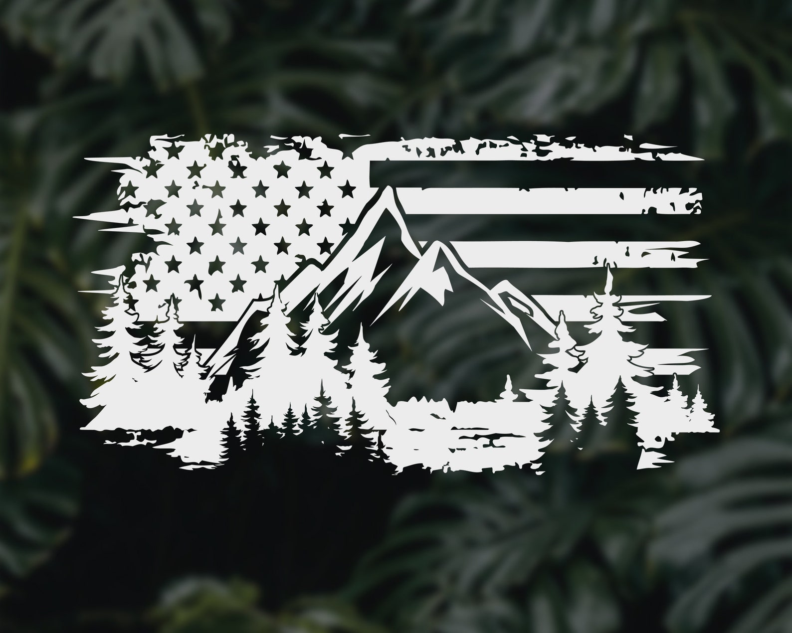 American Flag Svg Mountain SVG Camping SVG Landscape Svg - Etsy Norway