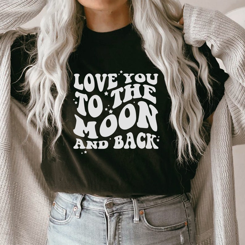 Love You to the Moon and Back Svg Valentine Day Svg Png - Etsy