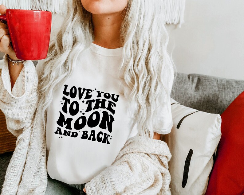 Love You to the Moon and Back Svg Valentine Day Svg Png - Etsy