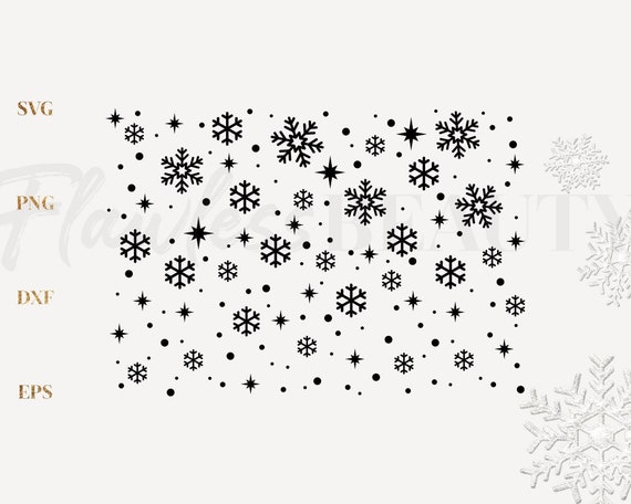 Black And White Snowflake Wallpaper
