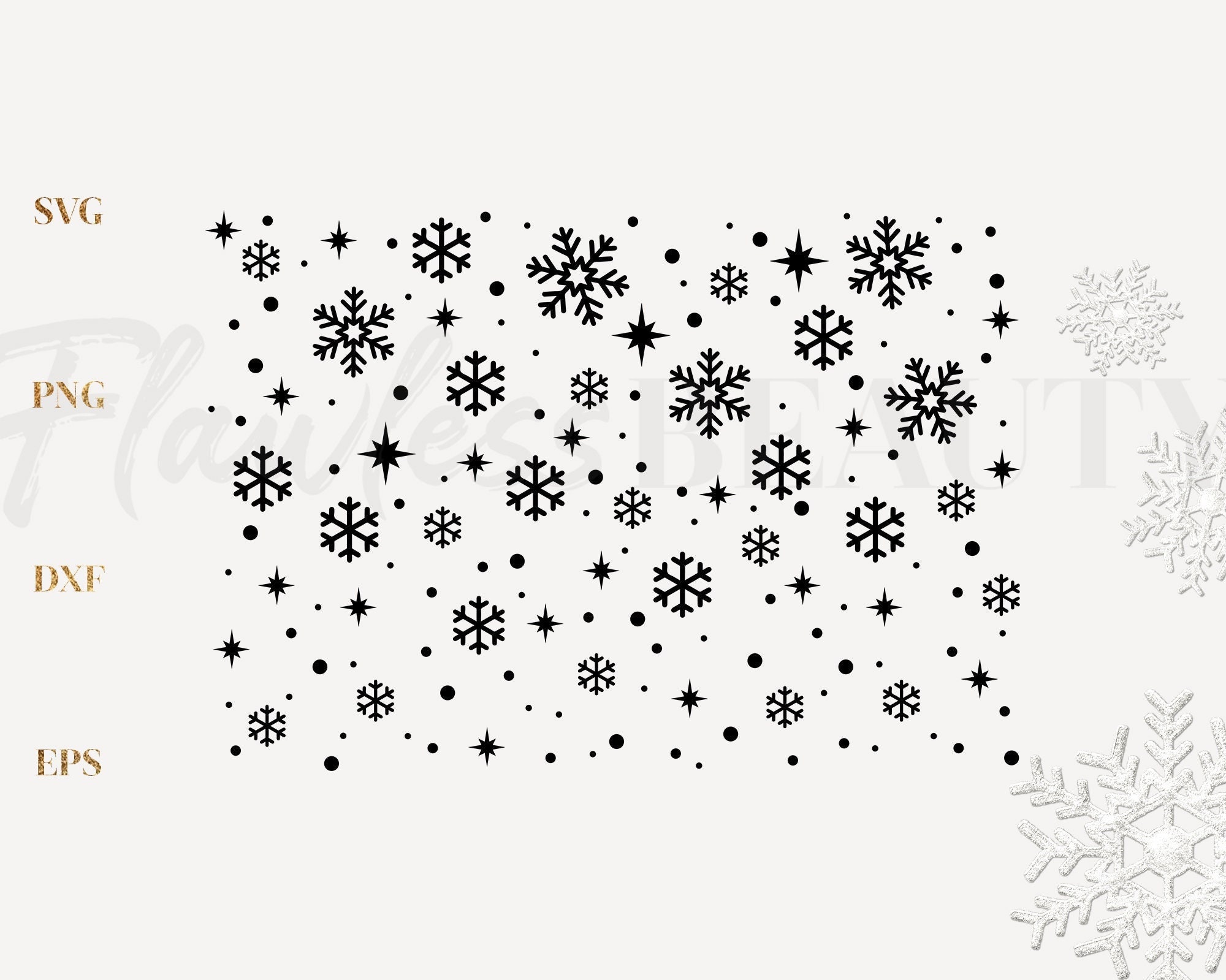Falling Snowflake Svg Snowflake Background Svg Winter - Etsy Canada
